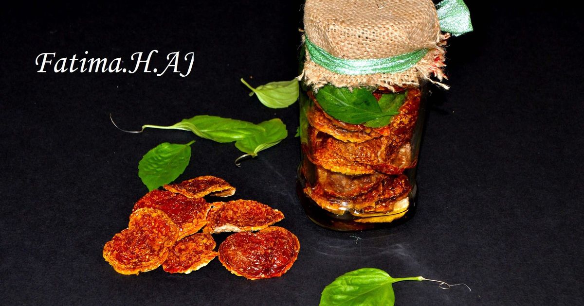 طريقة عمل طريقة عمل البندورة المجففة على اصولها بطريقة سهلة وسريعة من Fatima, kitchen&cook - كوكباد