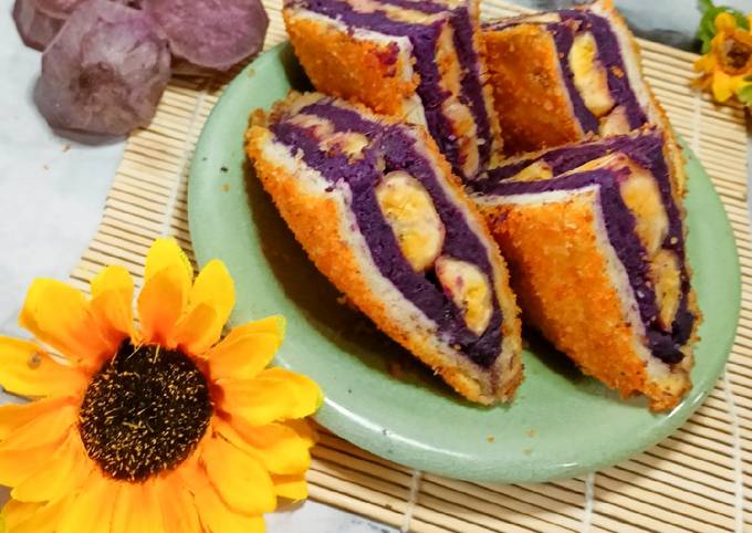Resep Crispy Goguma Banana Cheese Bread oleh Emak Hana - Cookpad