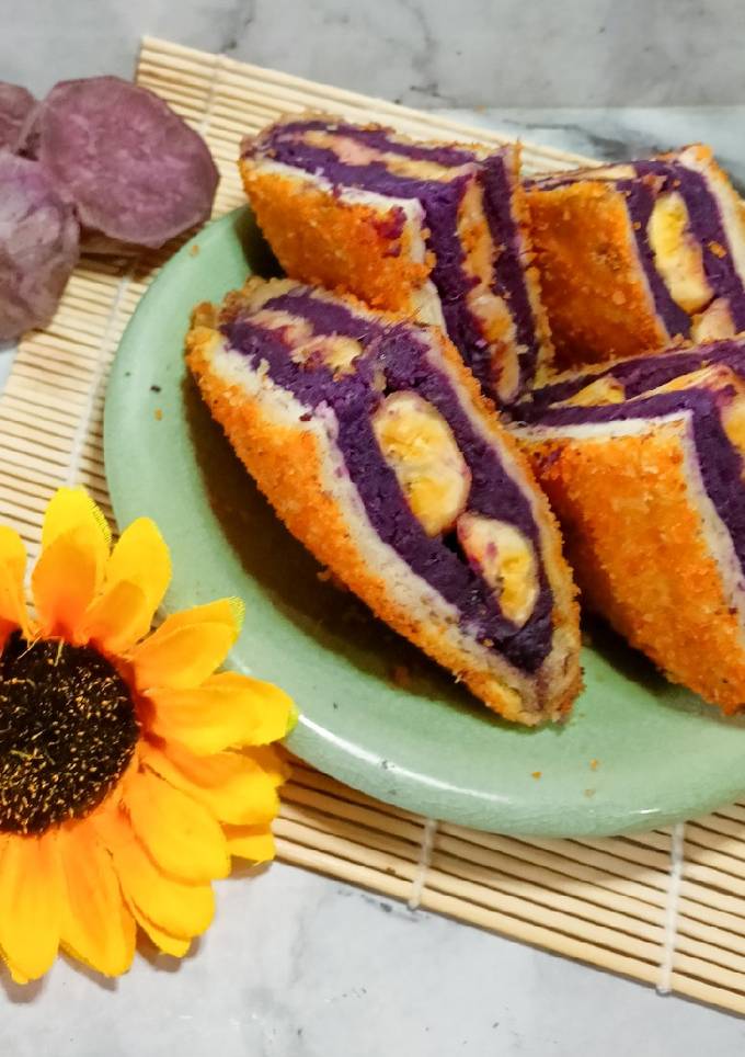 Resep Crispy Goguma Banana Cheese Bread oleh Emak Hana - Cookpad