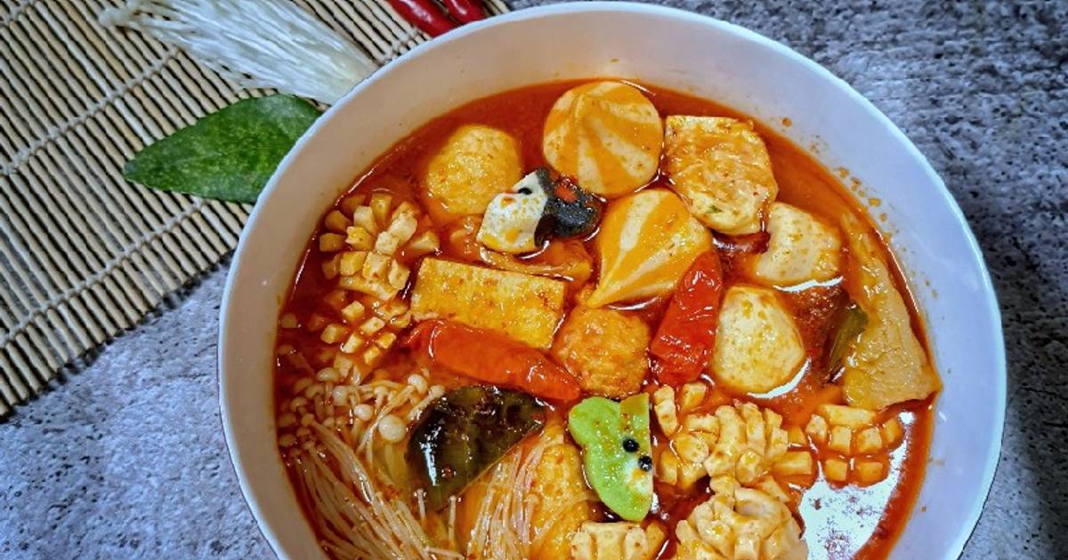 126 resep steamboat kuah tomyam ayam enak dan mudah - Cookpad