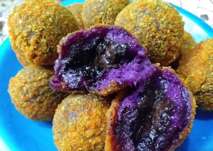 Resep Bola bola ubi ungu oleh Hertati Tati - Cookpad