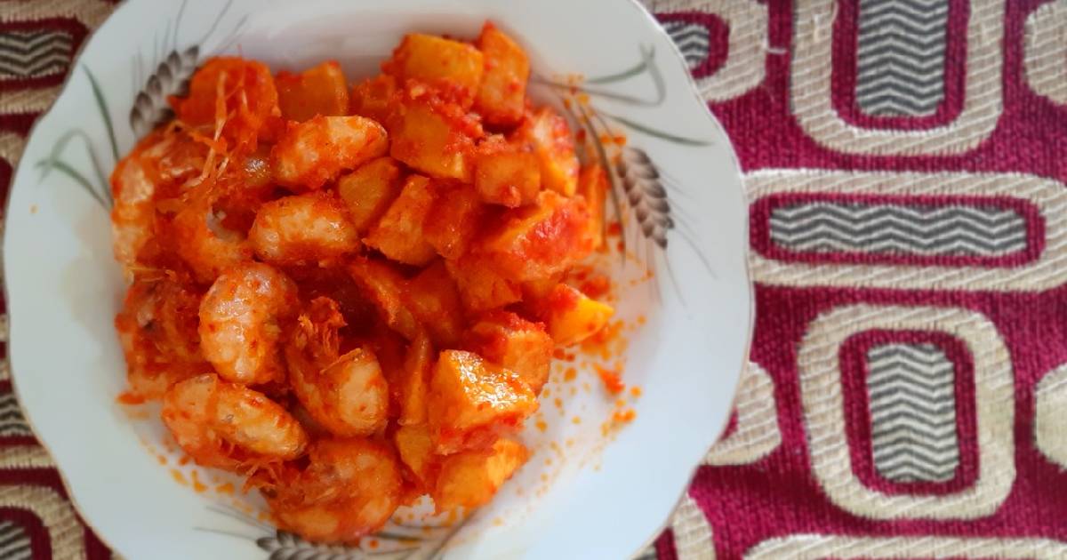Resep Sambel kentang udang oleh AdamRara - Cookpad