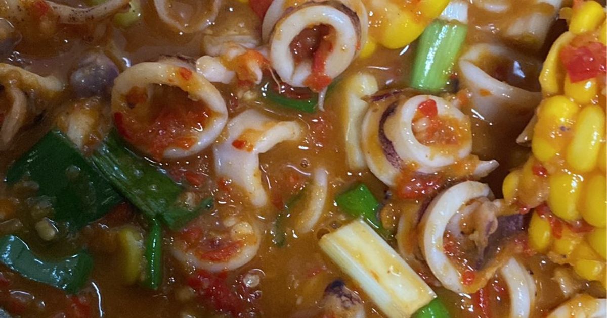 Resep seafood tumpah rumahan enak dan mudah - Cookpad