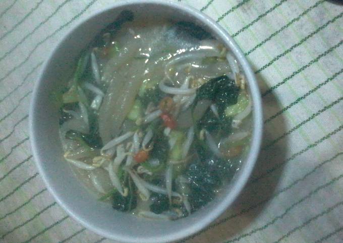 Resep Cimol kuah bayam oleh Oi Ui - Cookpad