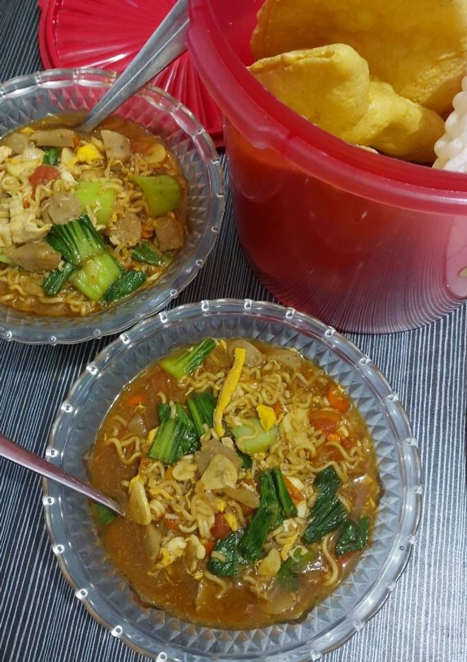 Resep Mie Rebus Tek Tek oleh Inayah Aulia - Cookpad