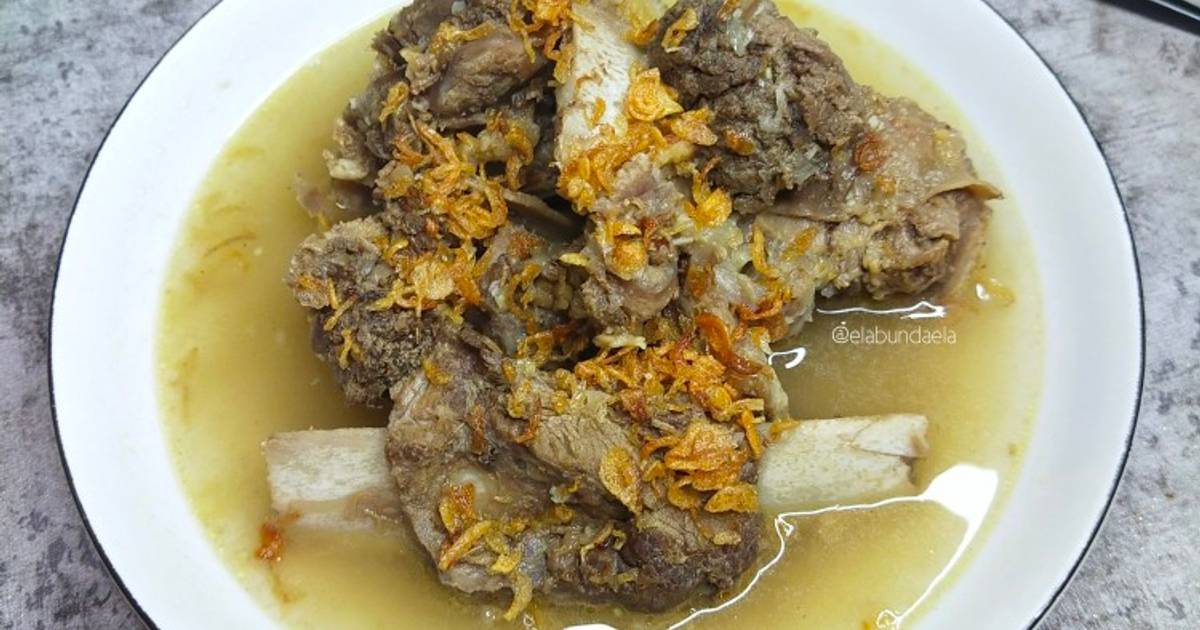 Resep Sup Balungan Polos oleh Bunda Ela - Cookpad