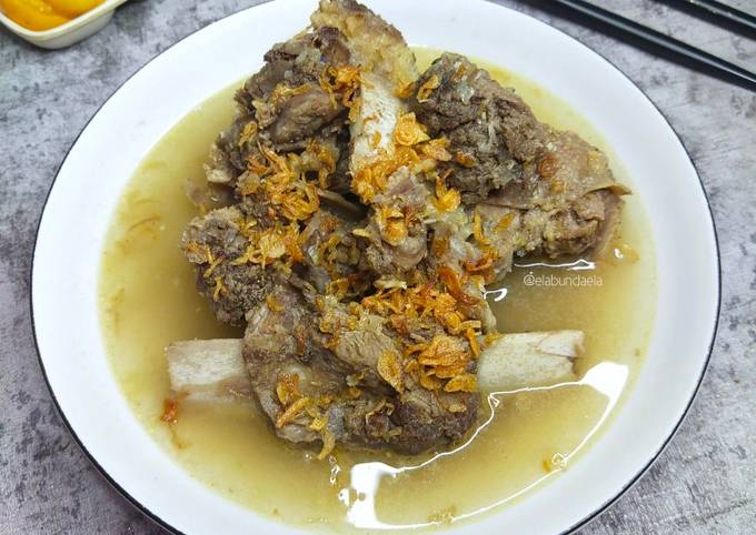 Resep Sup Balungan Polos oleh Bunda Ela - Cookpad