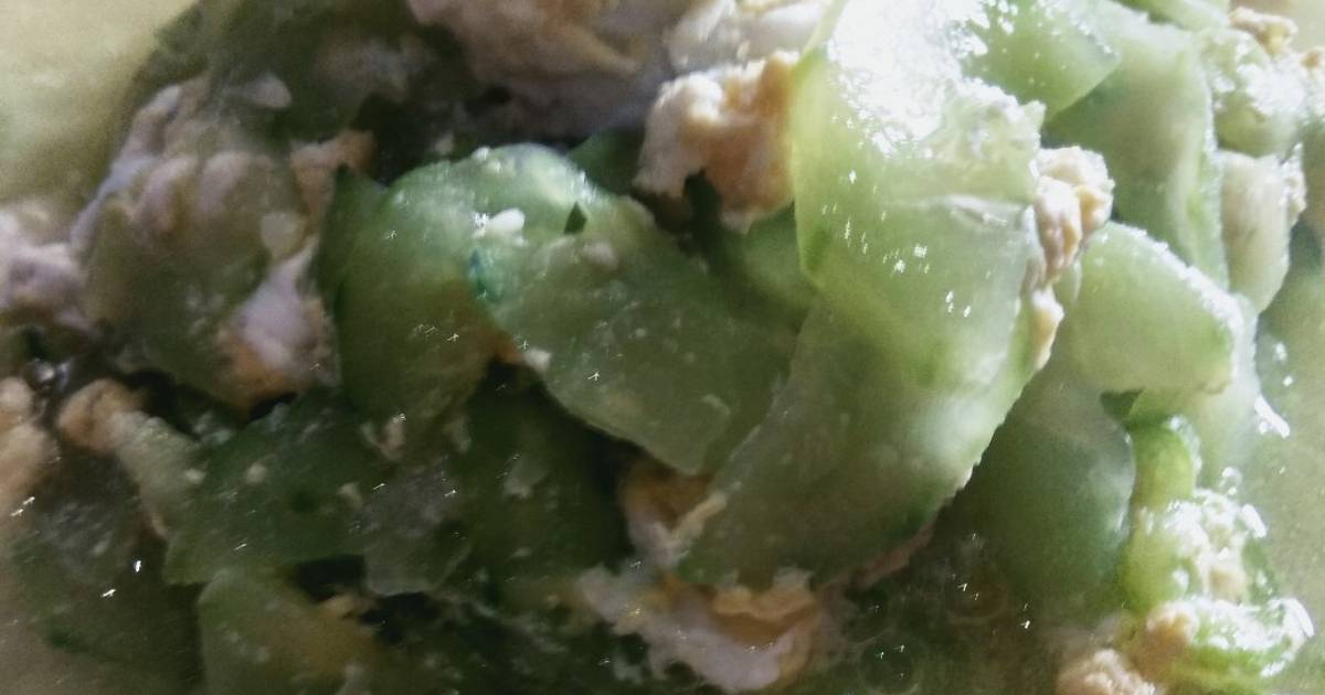 Resep Sayur timun kuah telur oleh Theresya Linjar - Cookpad