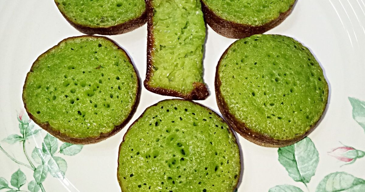 Resep Bika Ambon Mini Pandan oleh asamsunti123 - Cookpad