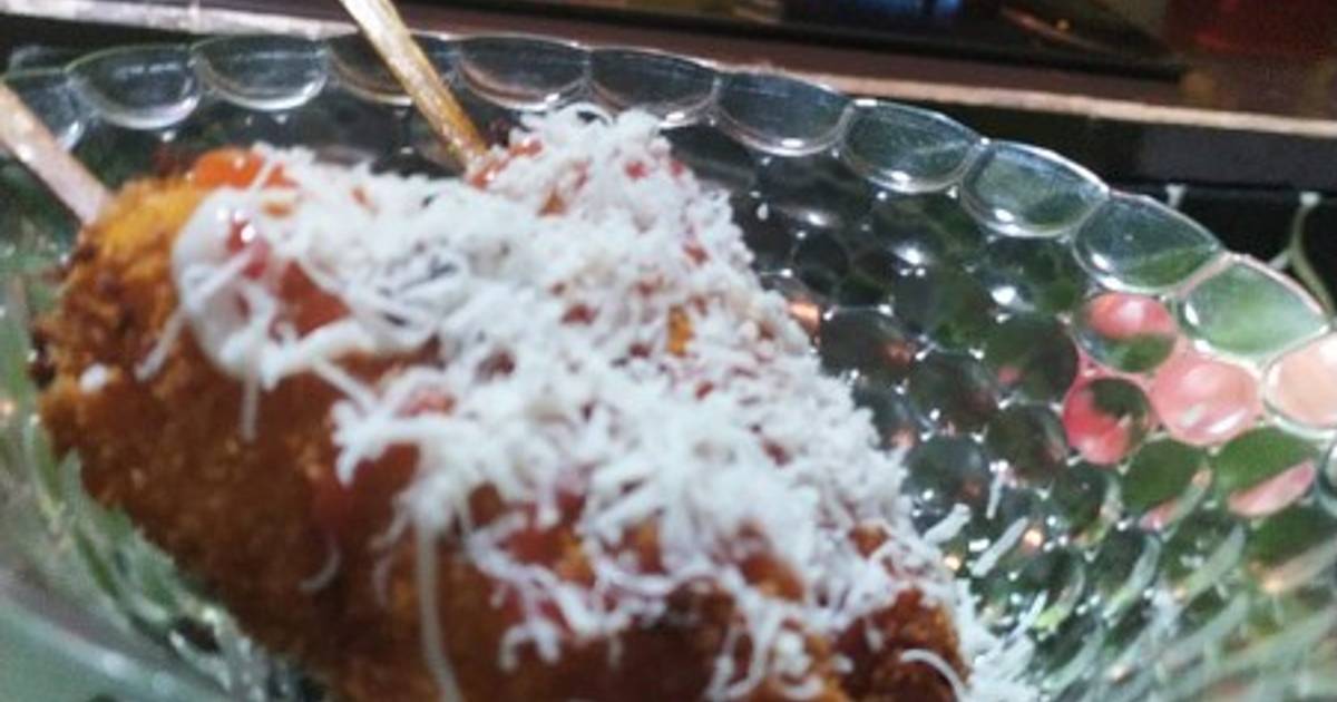 Resep Corndog sosis mozarella oleh Evi Tania - Cookpad