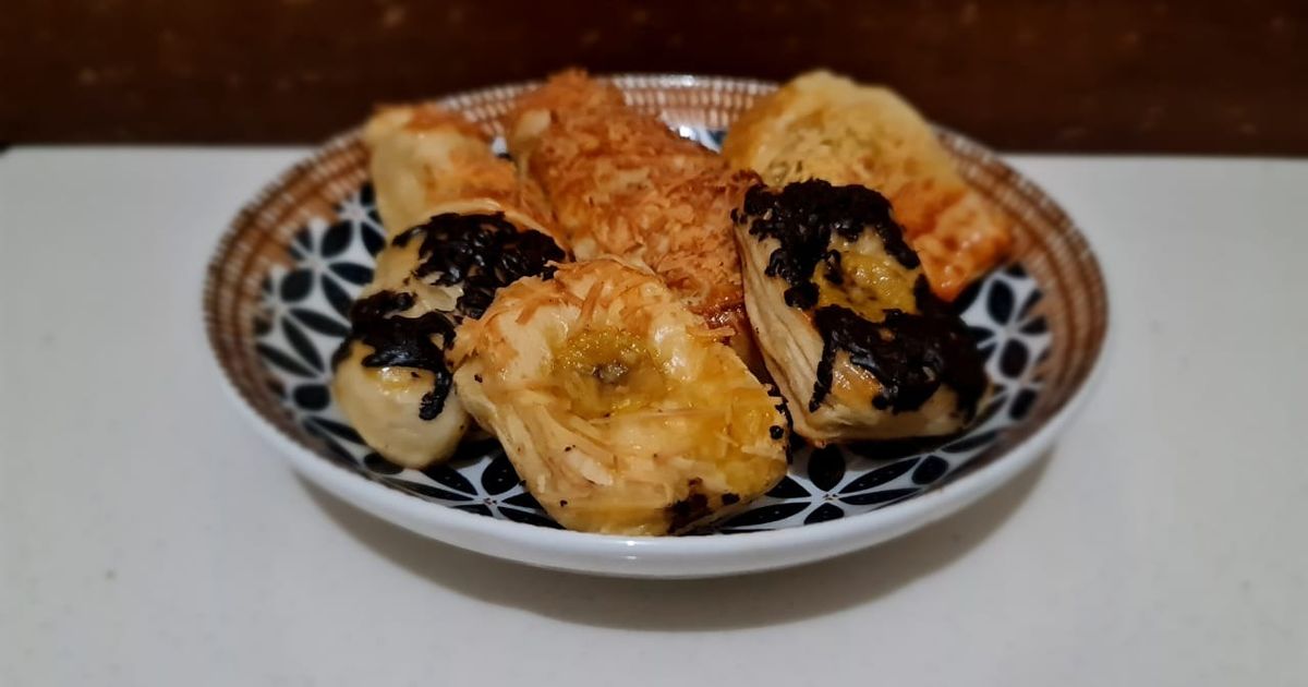 Resep banana chocolate croissant rumahan enak dan mudah - Cookpad