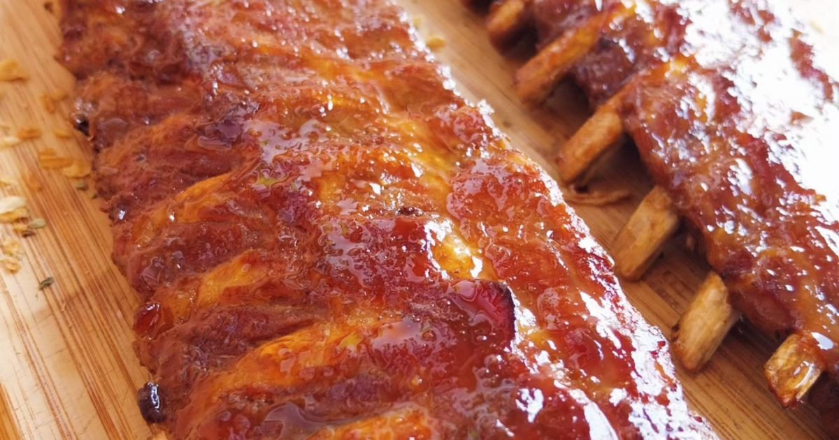 Costillar De Cerdo Con Salsa De Miel Y Mostaza Receta de Toni Martín ...