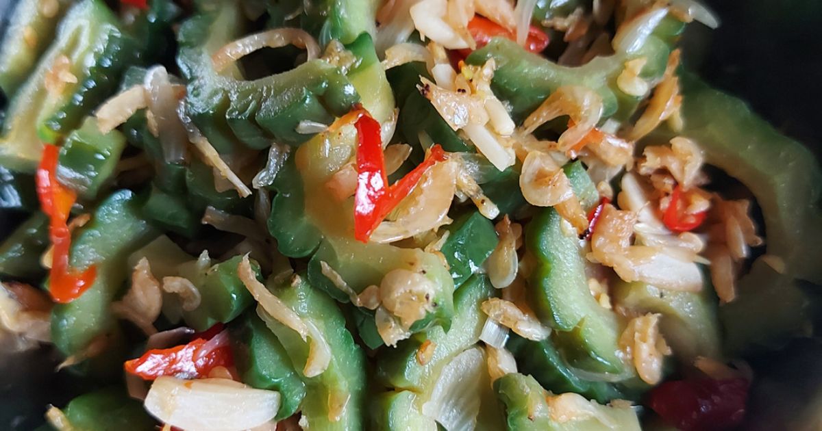 Resep Tumis Pare Udang Rebon oleh WJ's Kitchen - Cookpad