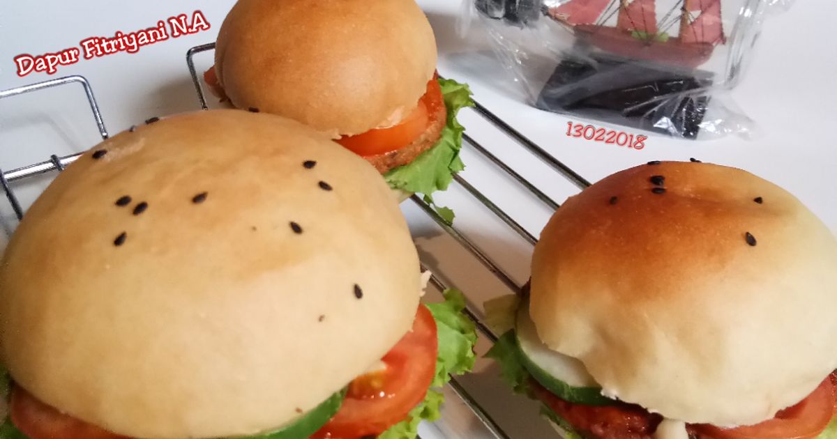 Resep 🍔 Mini Burger Tempe Ayam Ala Dapur Fitri 🍔 oleh Dapur Fitri 82 - Cookpad