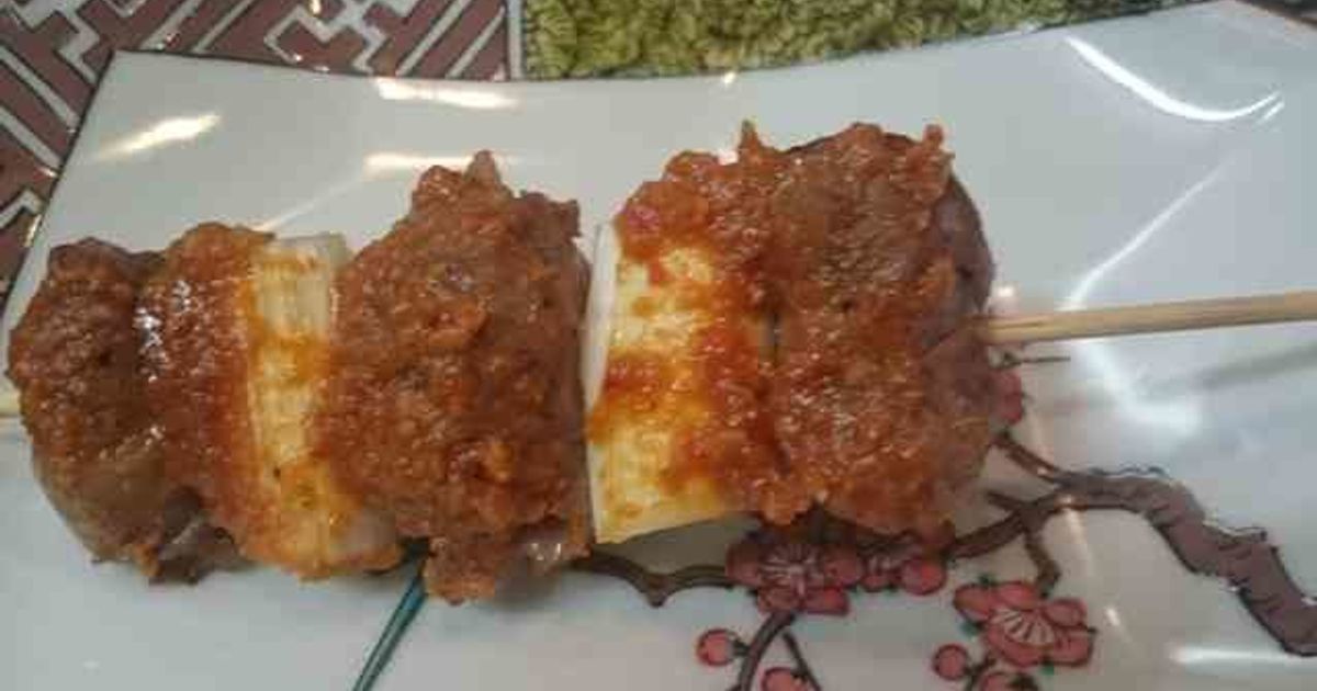 Easy Spicy Miso Pork Skewers (Higashimatsuyama Style Yakitori) Recipe ...