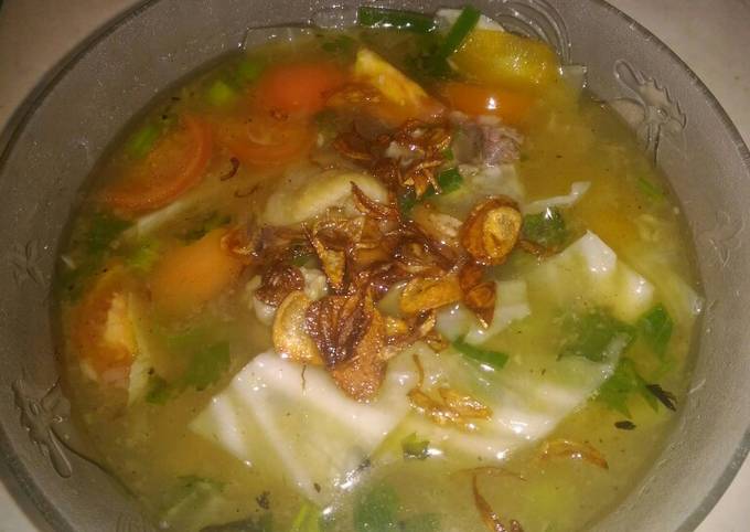 Resep Sup Sayur Yamiku oleh arif - Cookpad