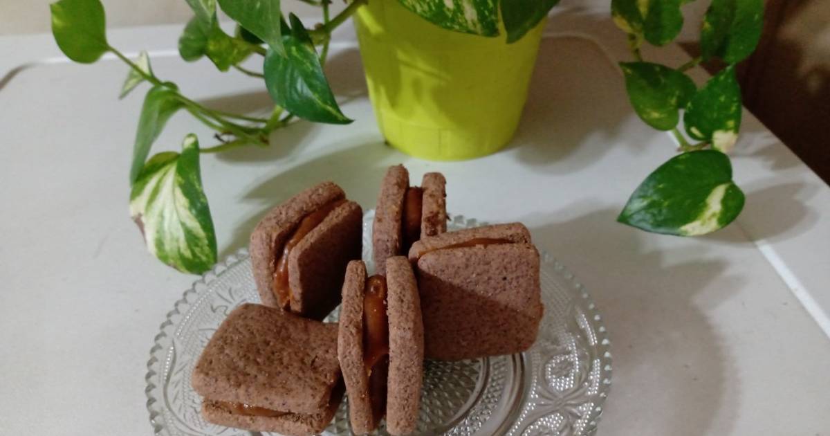 Alfajores De Maicena Y Cacao Receta De Silvia Dujan Cookpad
