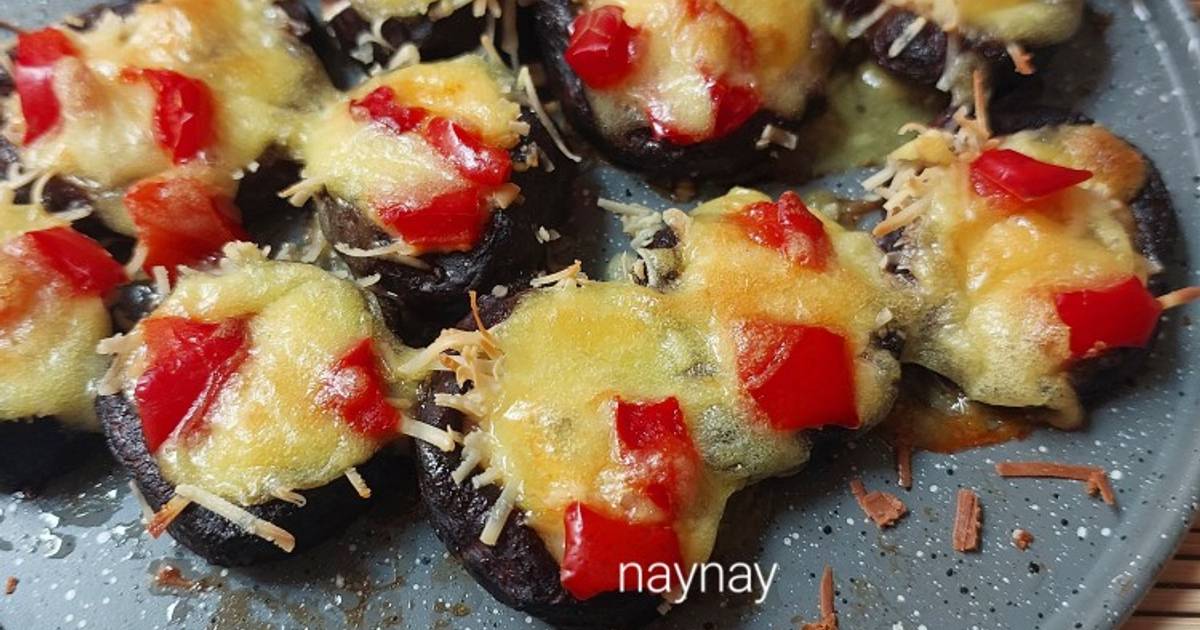 Resep Mini Pizza Jamur Shitake oleh NayNay - Cookpad