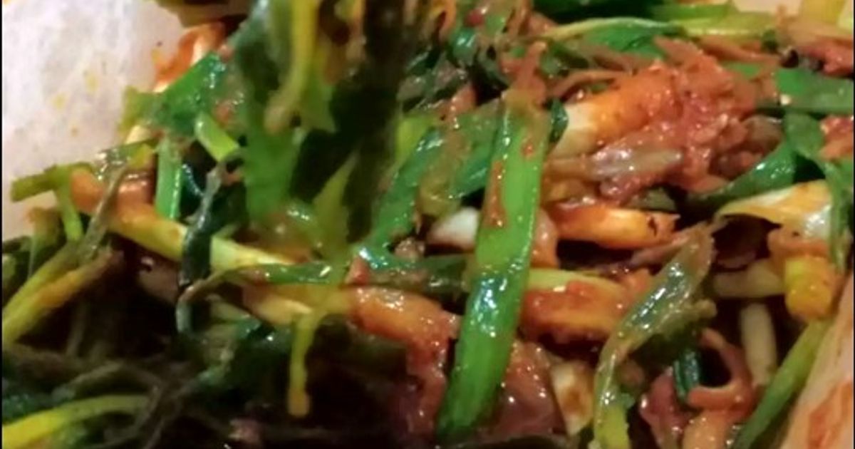 Resep Buchu Kimchi(부추김치) And Pa Kimchi (파김치) [Kimchi Daun Bawang] oleh ...