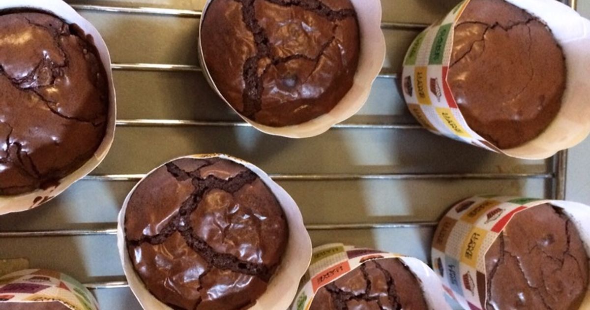 Resep Broffin Shiny Crust (Brownies Muffin) oleh Fankukistic (sari ...