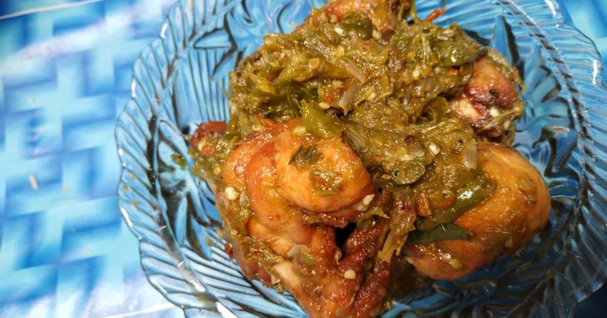 Resep Ayam cabe ijo oleh HAGHIA SOPHIA - Cookpad