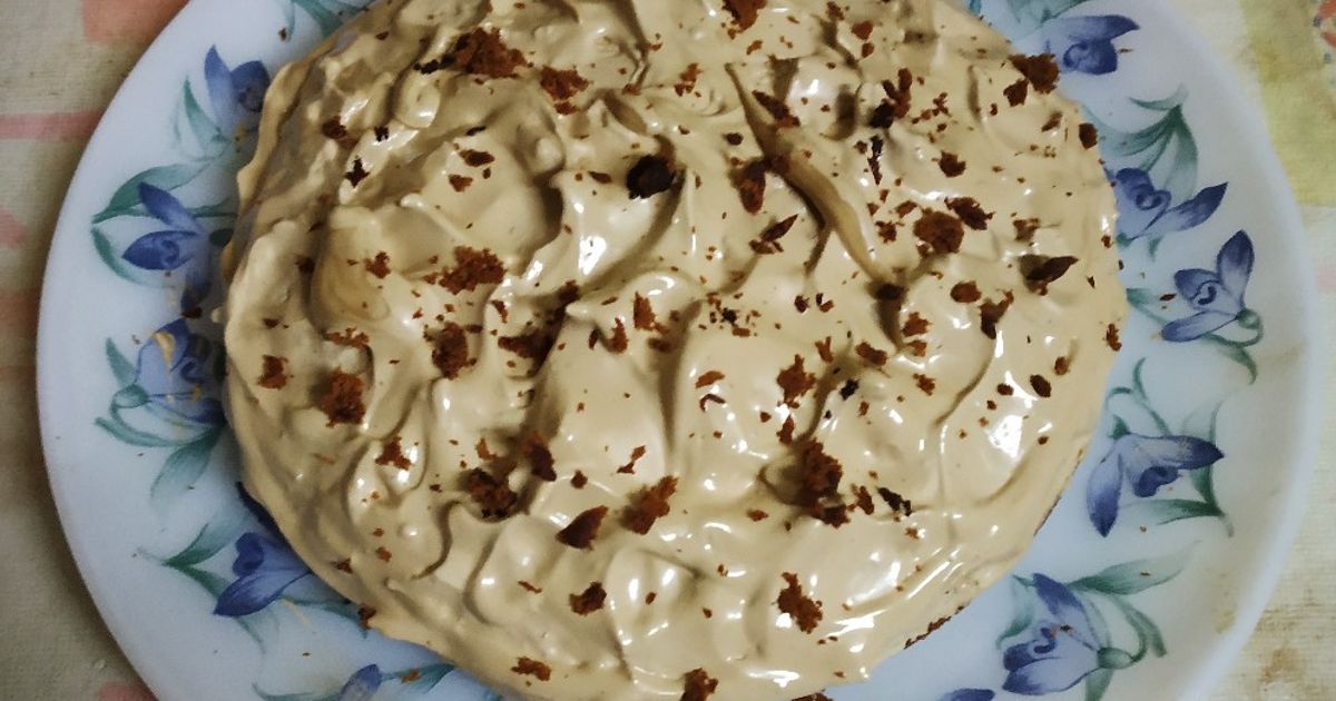 Dalgona Coffee Cake Recipe by Papiya Dey - Cookpad