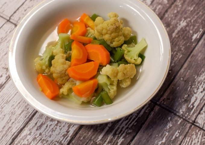 Resep Sayur Bening Kembang Kol Wortel Buncis oleh Ira H - Cookpad Resep Sayur Bening Kembang Kol Wortel Buncis oleh Ira H - Cookpad