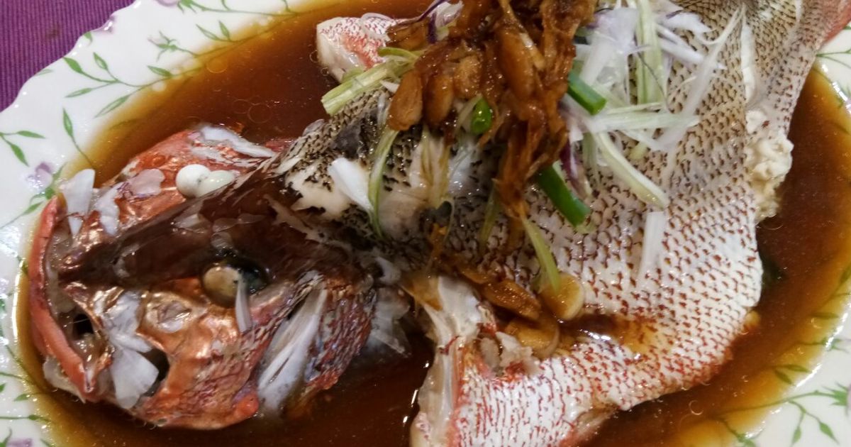 Steam Red Snapper In Chicken Essence Recipe By Clemence Hoe Asian Home ...