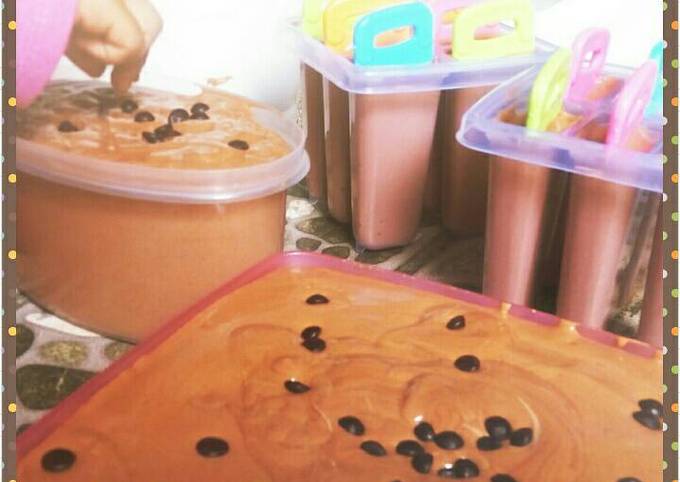 Resep Chocolate Ice Cream Homemade (es krim coklat rumahan) oleh Maya ...