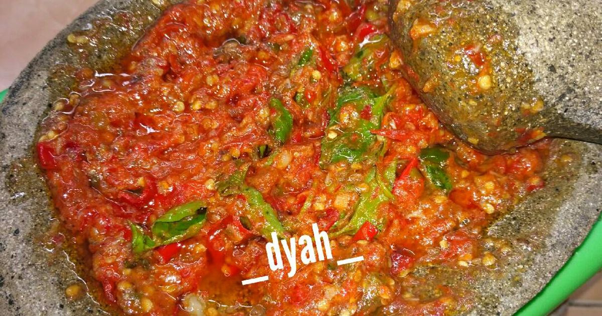 Resep Sambal Penyetan oleh DyahAyuPutriani "dhee Kitchen" - Cookpad