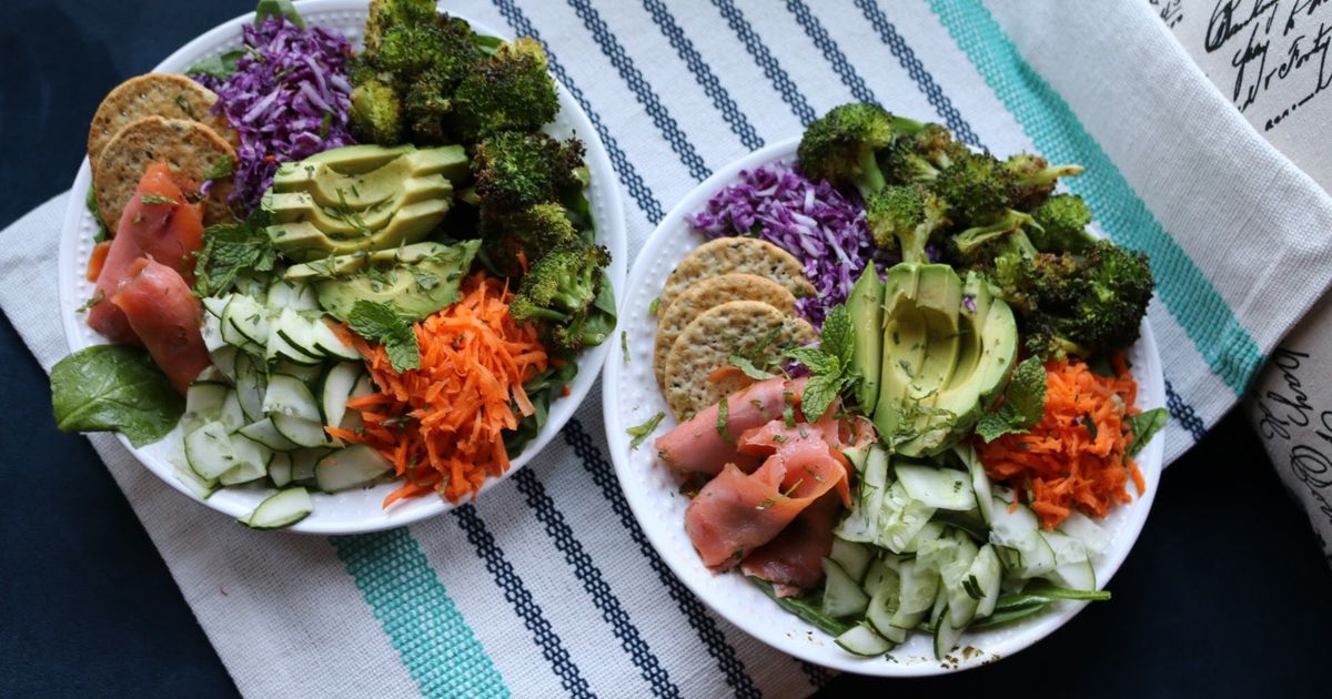 Smoked Salmon Buddha Bowl Recipe by Nikki diMonda Kayatta - Cookpad