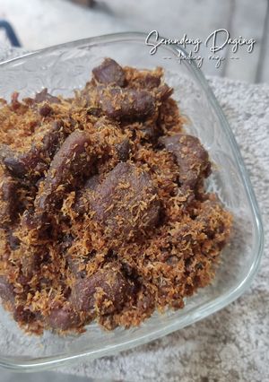 Resep Serundeng Daging | Dendeng Ragi oleh Diyah Puspita Rini - Cookpad