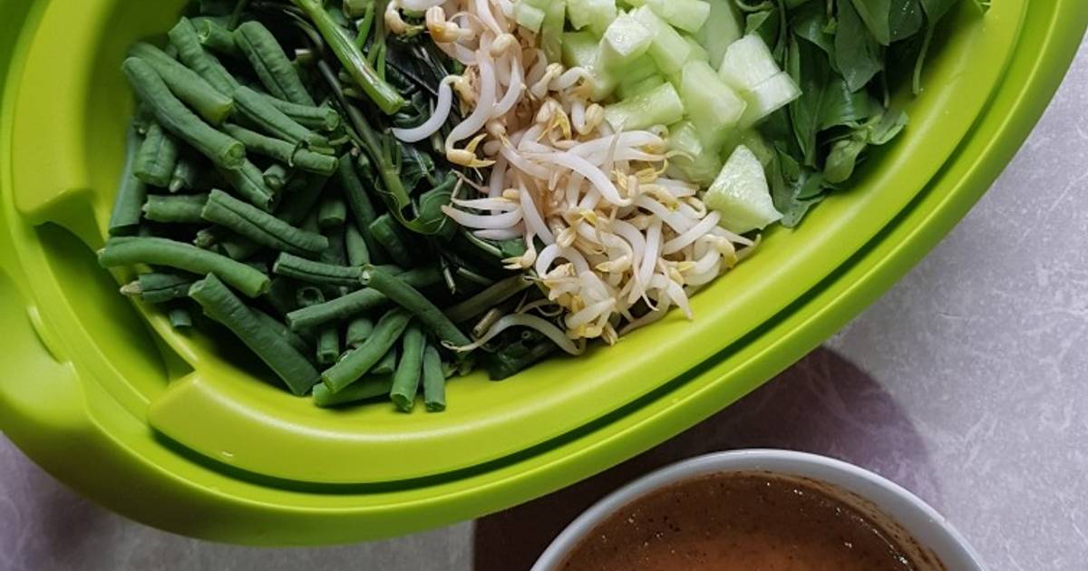 Resep 128. Pecel sayur oleh Dita Hediati - Cookpad