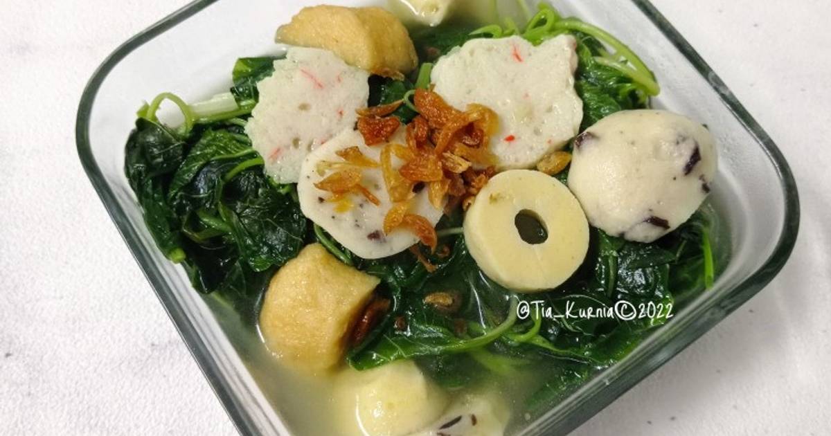 Resep Sop Bayam & Aneka "Bakso" / Suki oleh tia kurnia - Cookpad