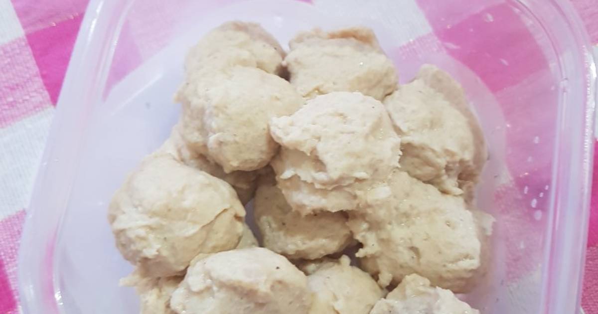 Resep Bakso ayam sehat oleh Aulia Azizah - Cookpad
