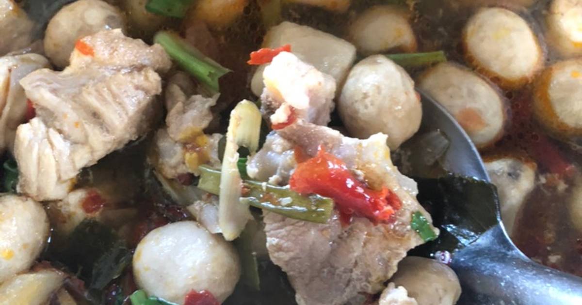 สูตร ต้มแซ่บกระดูกอ่อน โดย Pom Patchareewan Tabtimthong - Cookpad