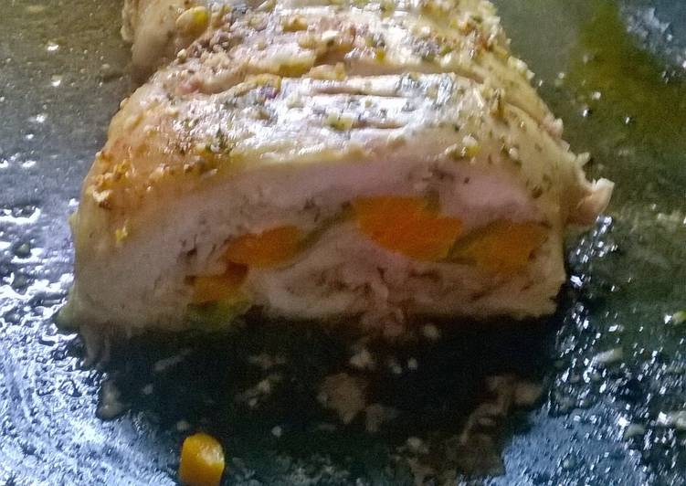 Pollo arrollado Receta de Karina Aguero- Cookpad