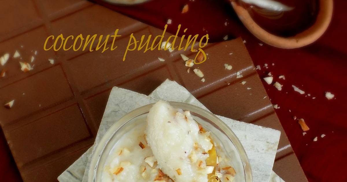 Easy Coconut Pudding Recipe by jenyjohn - Cookpad