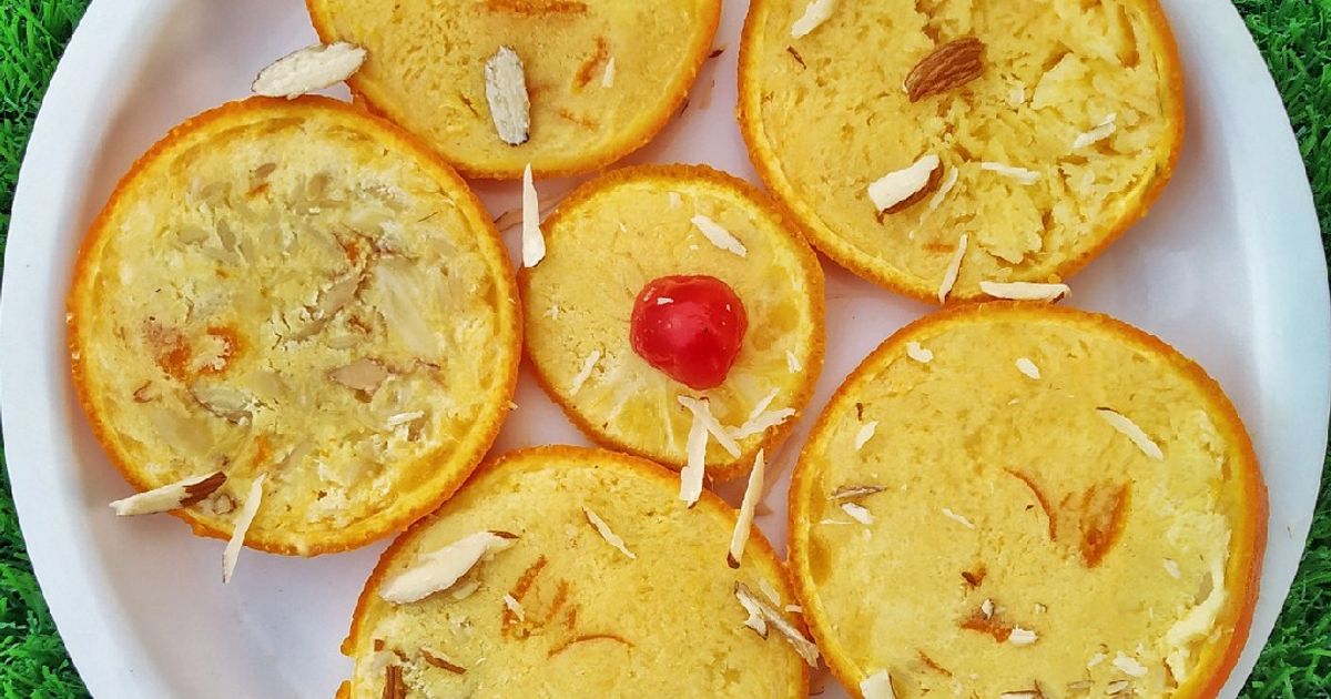 Orange Stuffed Kulfi Recipe By Shalu