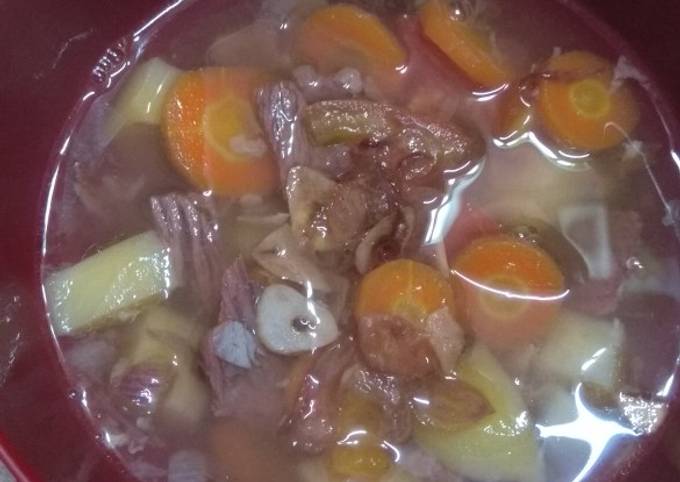 Resep Sop Daging Sapi Simple Tanpa Mecin😊 oleh F. Anik Wahyuningtyas ...