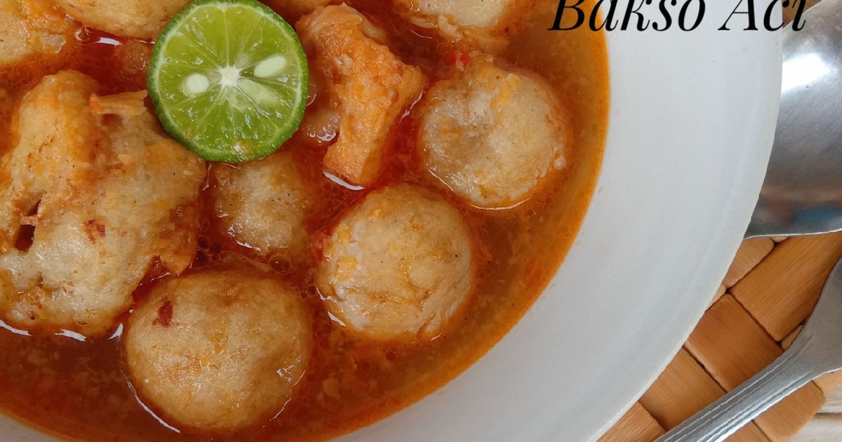 Resep Bo Ci Aka Bakso Aci oleh Nilla Sari Putri - Cookpad