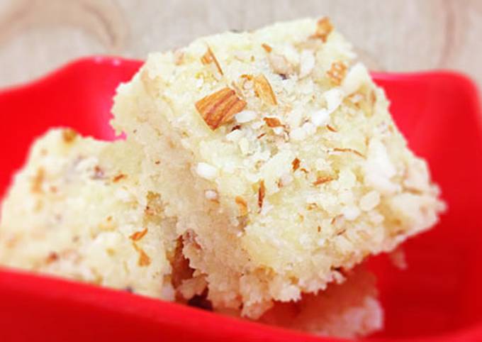 Coconut Burfi Recipe by Joh Miljo - Cookpad