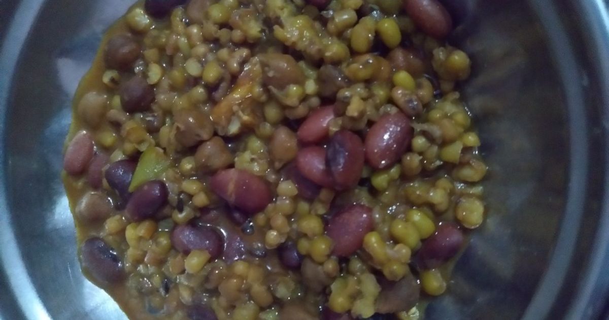 Nehal D Pathak દ્વારા રેસીપી મિક્સ કઠોળ(Mix Kathol Recipe In Gujarati ...