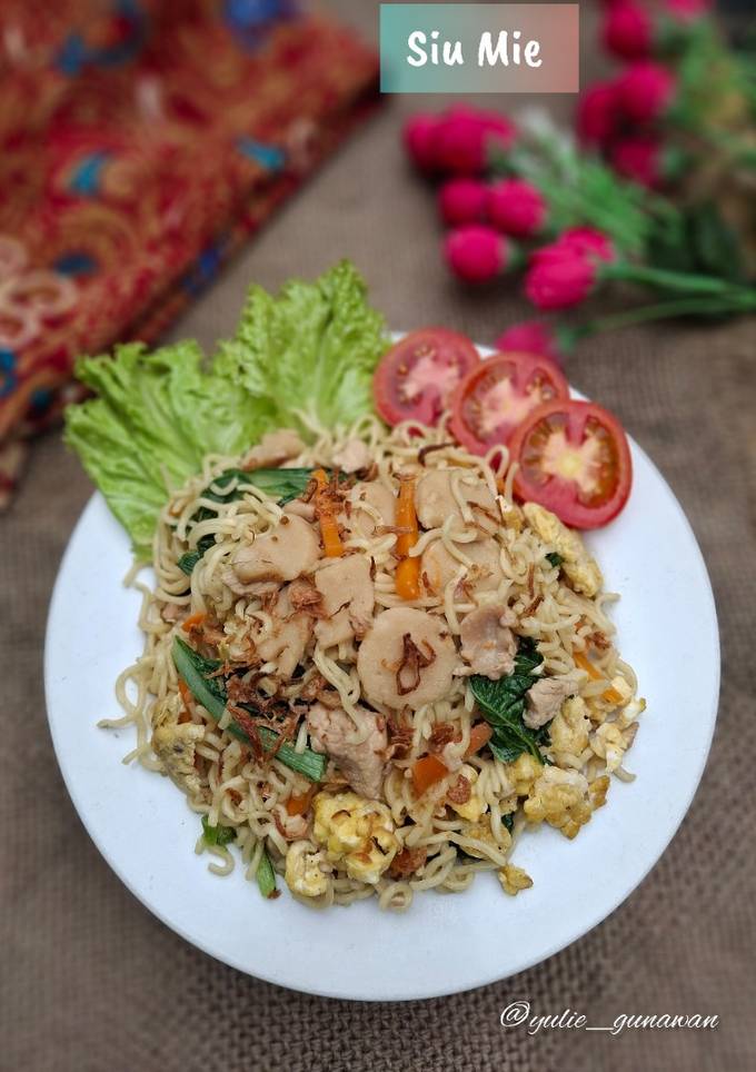Resep Siu Mie/ Mie Panjang Umur/ Chinese Fried Noodle oleh 🌷Yulie Yuda ...