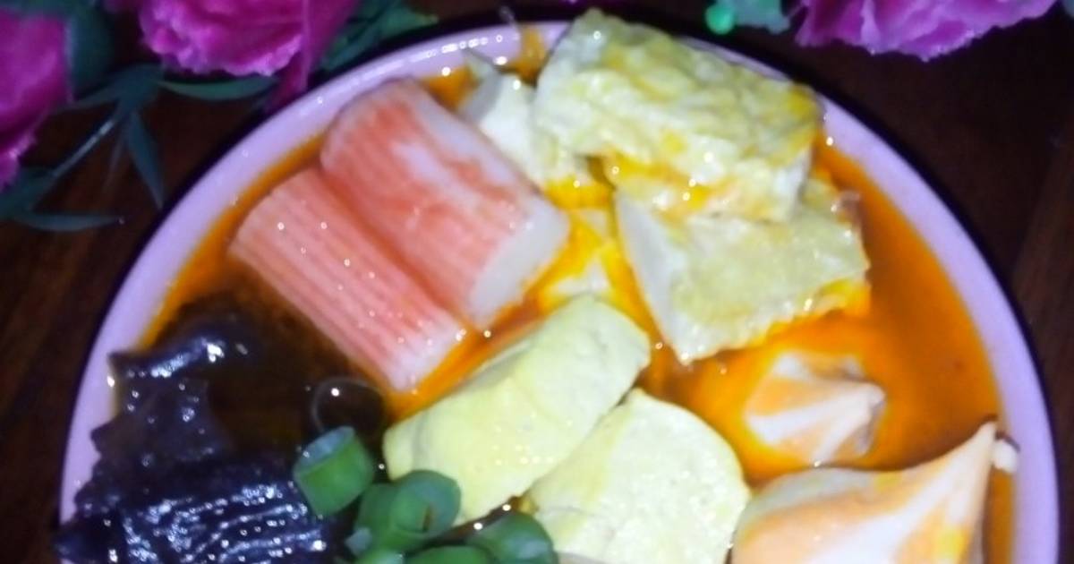 705 resep steamboat kuah tomyam simple enak dan mudah - Cookpad