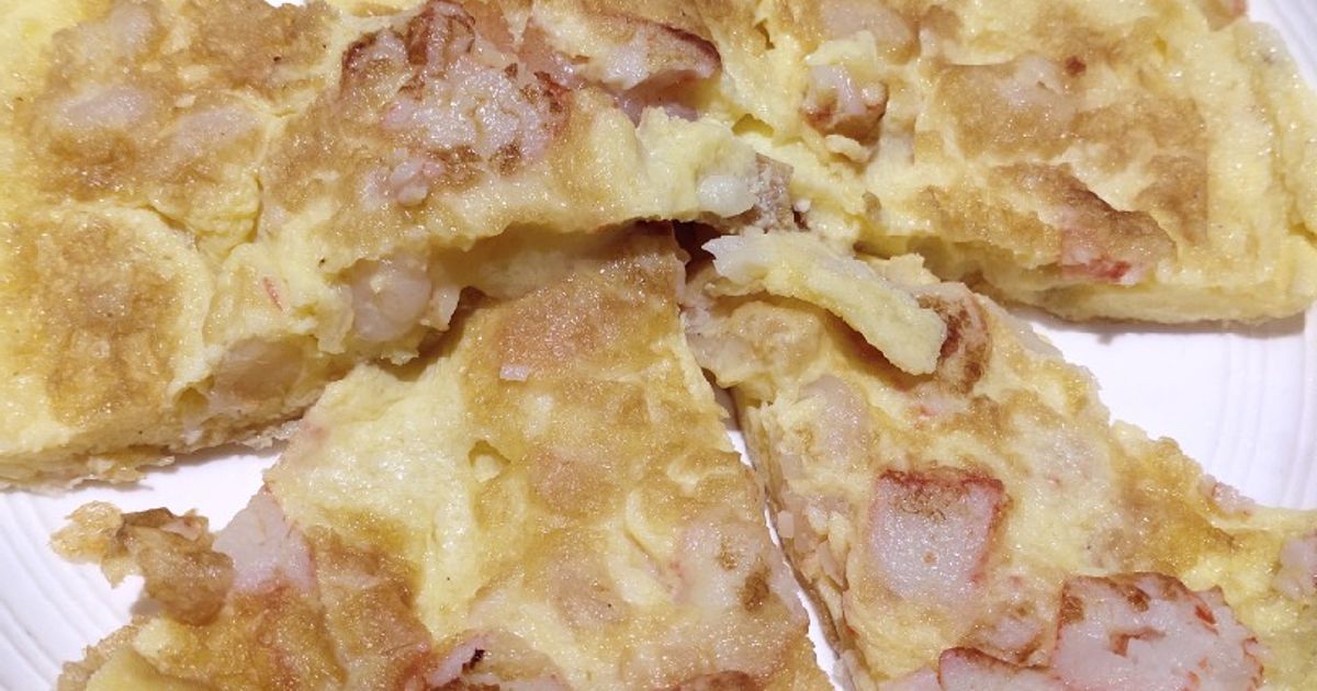Shrimp And Crab Stick Omellete Recipe By Meme