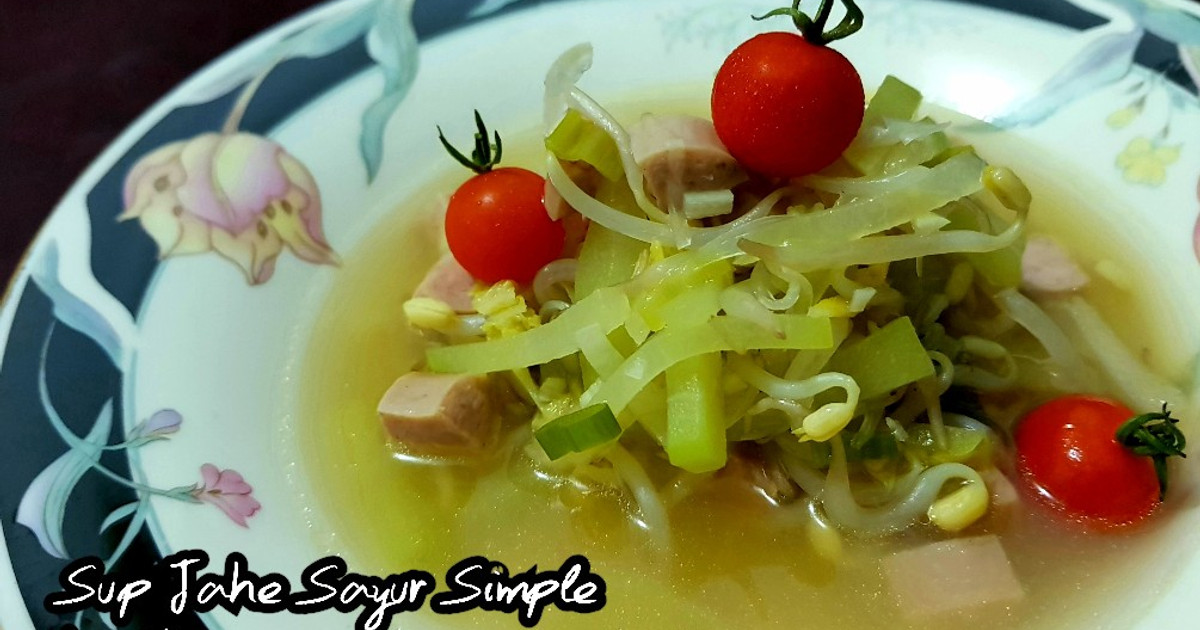 Resep Sup Jahe Sayur Simple Untuk Flu #Bikin Ramadan Berkesan oleh ...