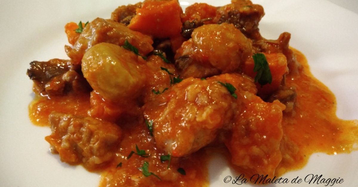 Estofado De Carne Con Setas, Castañas Y Boniato Receta de La Maleta de ...