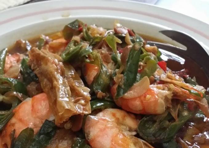Resep Udang Tauco Tahu kering oleh Yanti - Cookpad