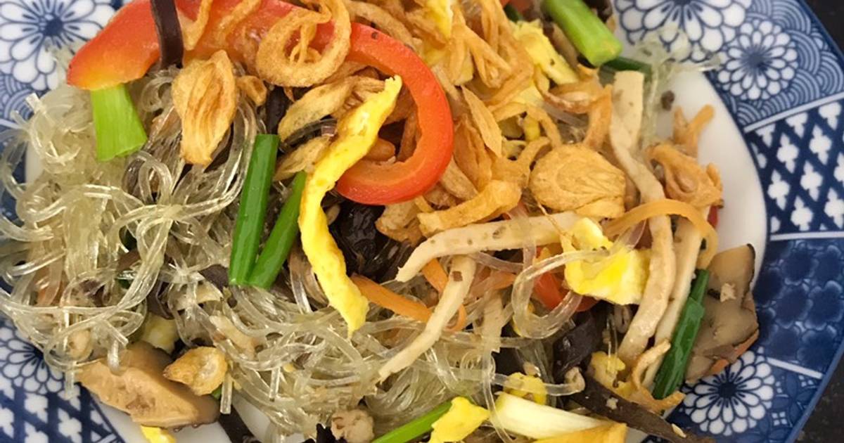 Cách làm miến xào thập cẩm dai ngon, không dính - đơn giản tại nhà